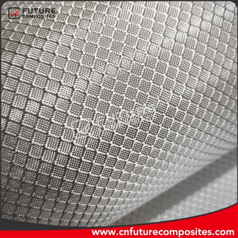 Custom Silver Aluminized Rhombus Figured Glassfiber Cloth - Chinese ...